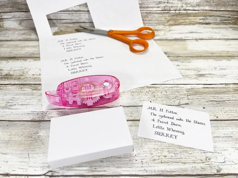 Die Cut Harry Potter Craft Hogwarts Letter