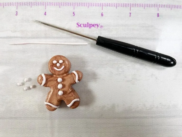 Polymer Clay Gingerbread Man