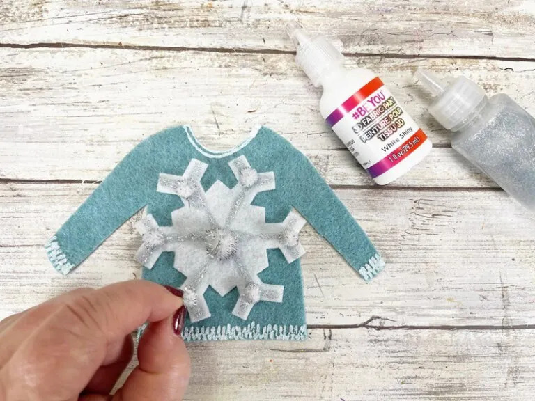 Easy Ugly Christmas Sweater Ornaments