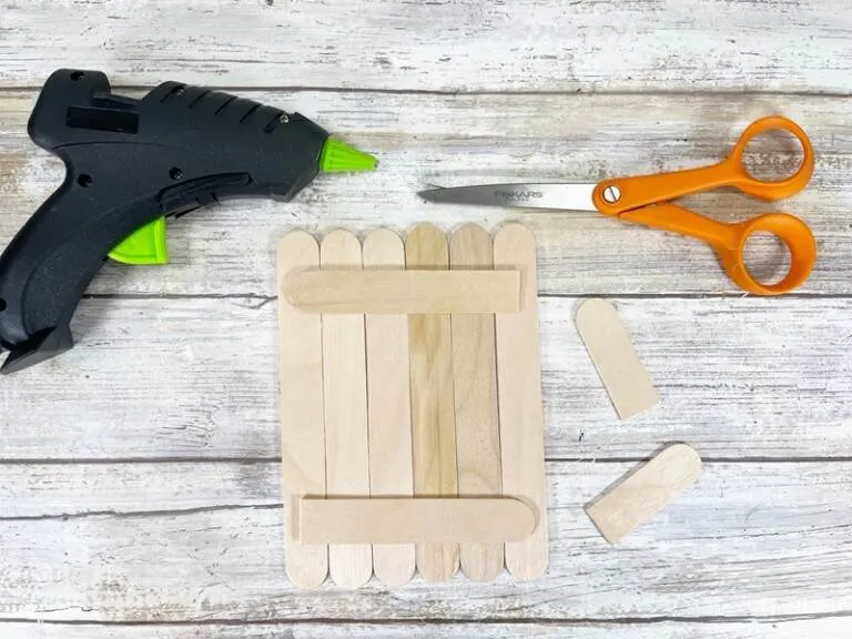 Dollar Tree Craft Stick Barn