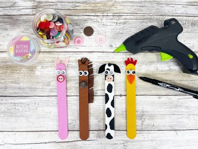 Craft Stick Farm Animals
