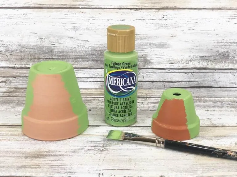 Dollar Tree Clay Pot Frog