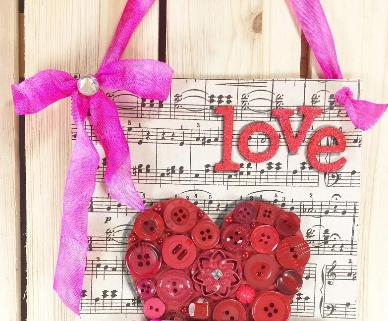 Hand Lettered Love Banner for Valentine's Day