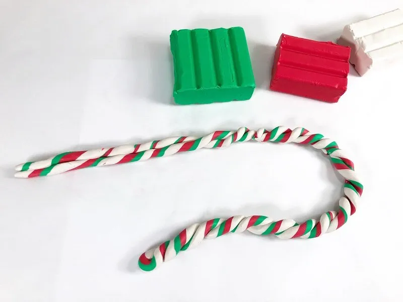 Easy Polymer Clay Candy Ornaments for Christmas