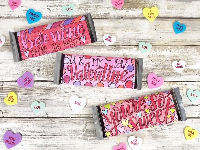 Kawaii Inspired Valentine Cards to Print and Color