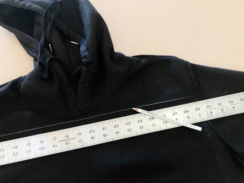 Easy Upcycled Sweatshirt Pillow Stuffed with Poly-Fil®