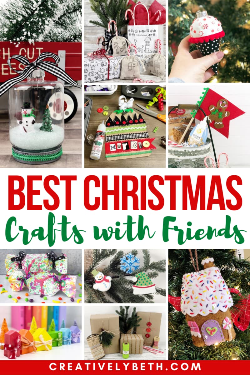 Christmas Crafting with Friends is the BEST!