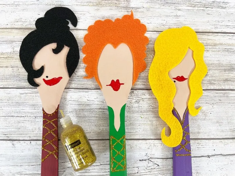Sanderson Sisters Spoons a Hocus Pocus Craft