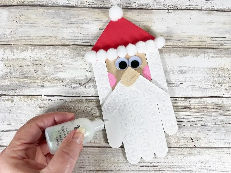 Dollar Tree Christmas Craft Stick Santa