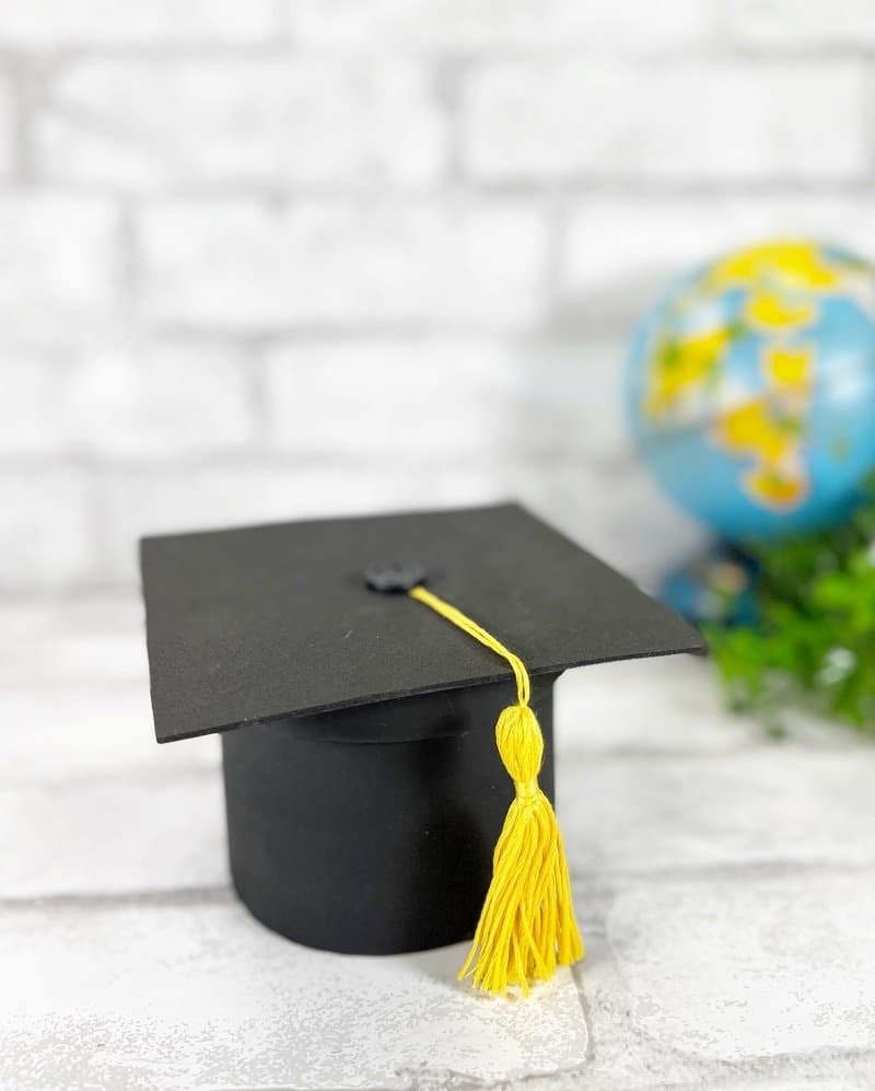 Graduation Cap Gift Box Dollar Tree DIY