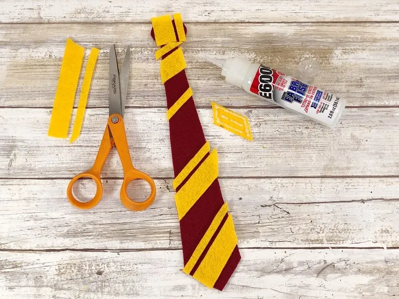 Hogwarts House Tie Bookmarks Harry Potter Crafts