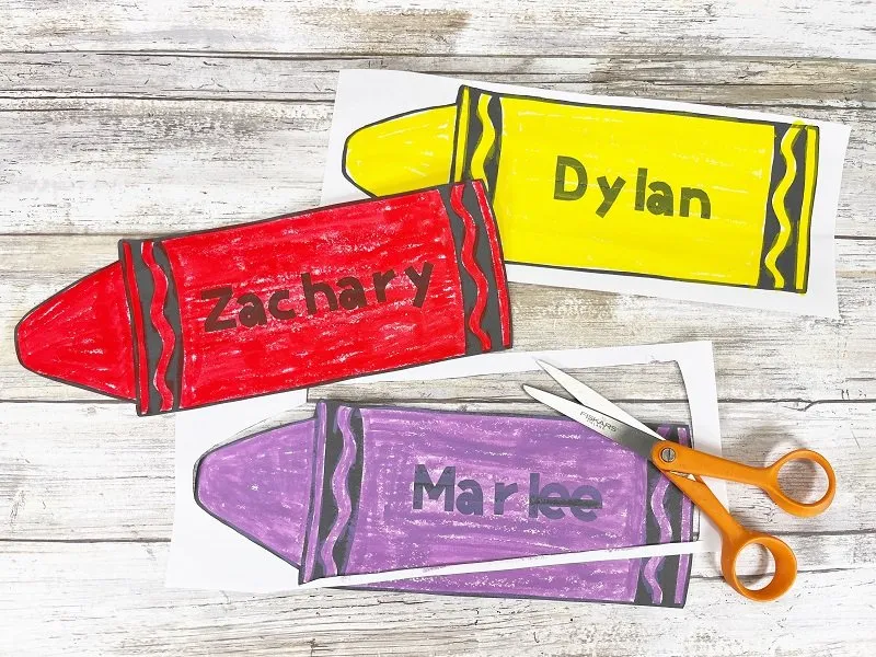 Crayon Bulletin Board Set Free Printables