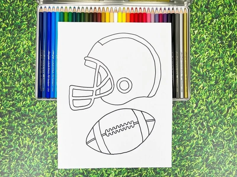 Free Printable Football Doodles