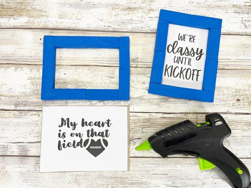 Dollar Tree Jenga Block Printable Football Signs