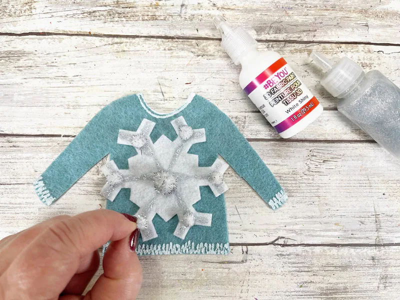 Easy Ugly Christmas Sweater Ornaments