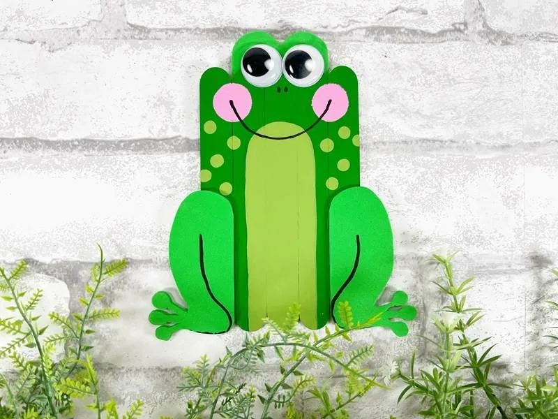 Dollar Tree Craft Stick Frog