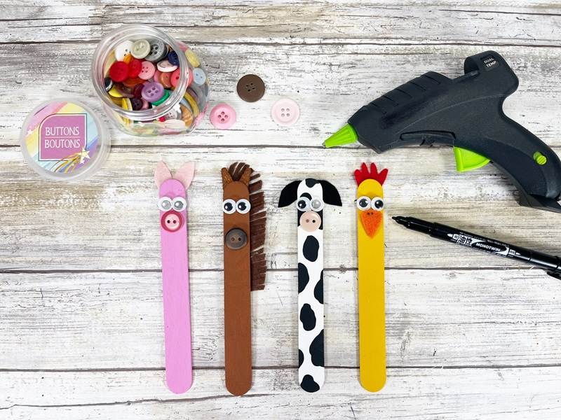 Craft Stick Farm Animals