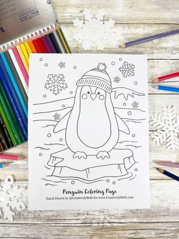 Winter Coloring Pages For Kids Printable