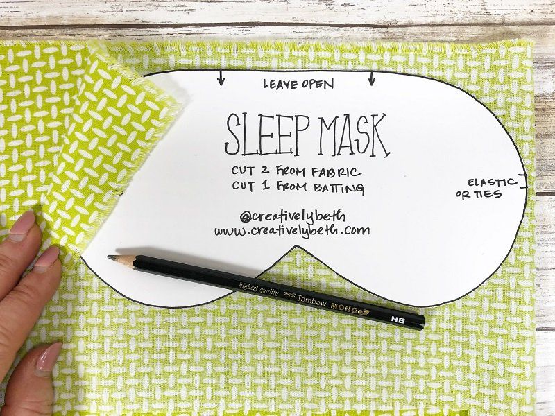 Create a Simple DIY Sleep Mask from Household Items