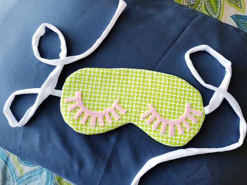 Create a Simple DIY Sleep Mask from Household Items