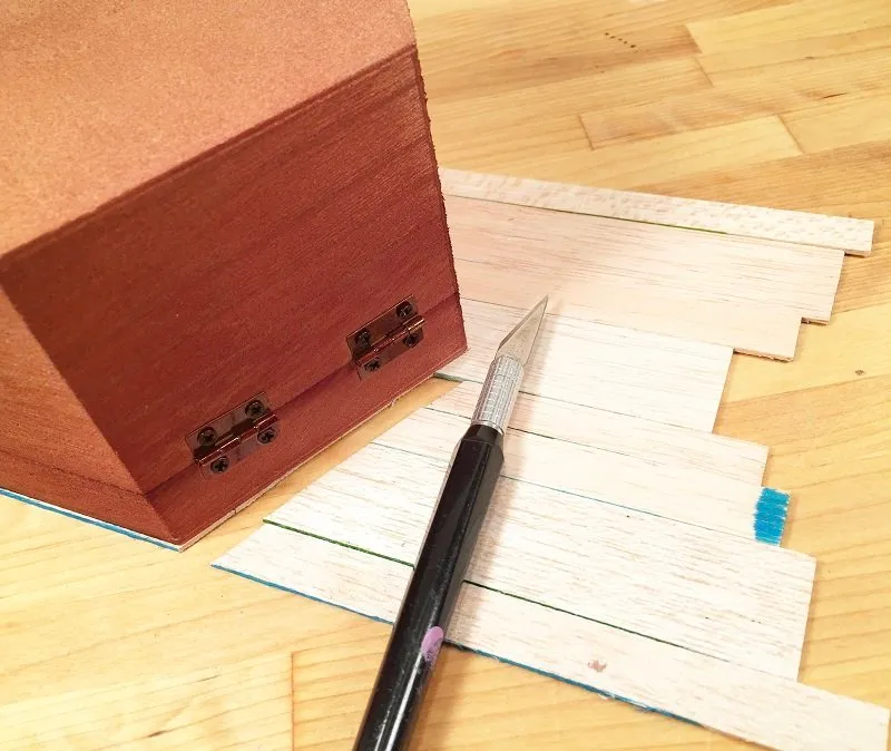 How to Stain a Wooden Box with Markers