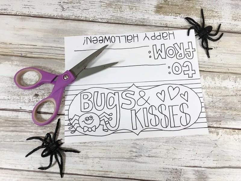Bugs & Kisses Halloween Treat Topper + Free Printable