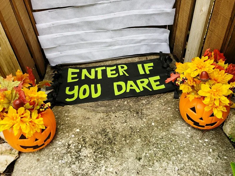 Enter If You Dare Halloween Doormat with Oly*Fun