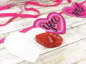 Hand Lettered Valentine Banner