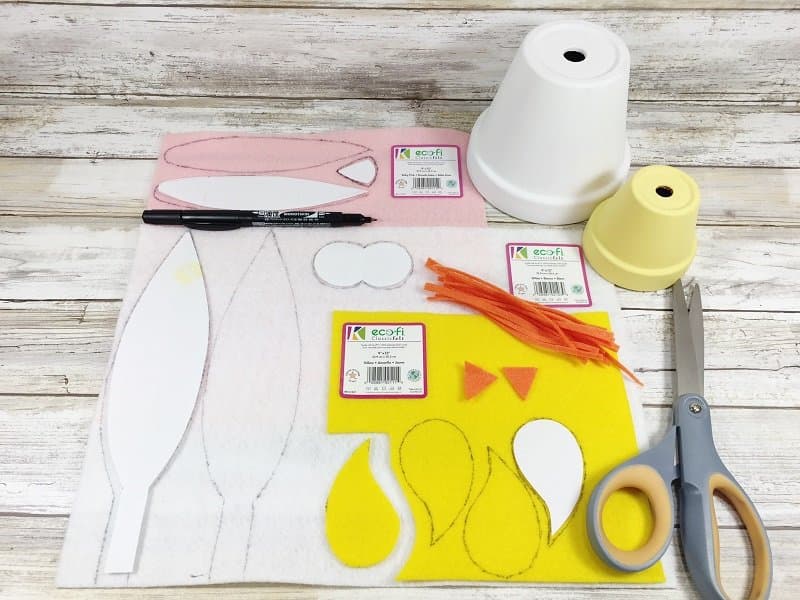 Chick and Bunny Clay Pots in 15 Minutes!
