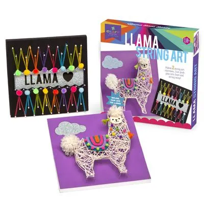 BBB LLAMA STRING ART IMAGE | Creatively Beth