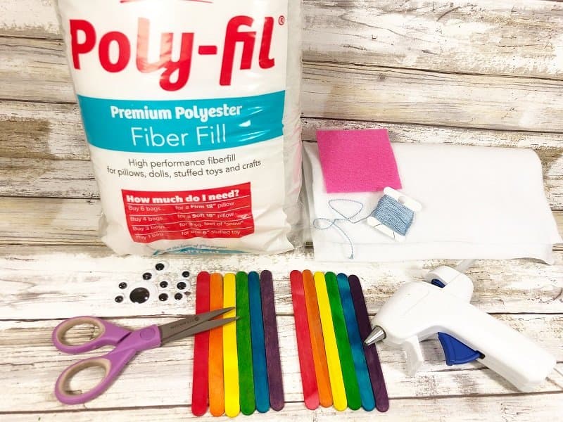 How to Create a Kawaii Rainbow from Craft Sticks