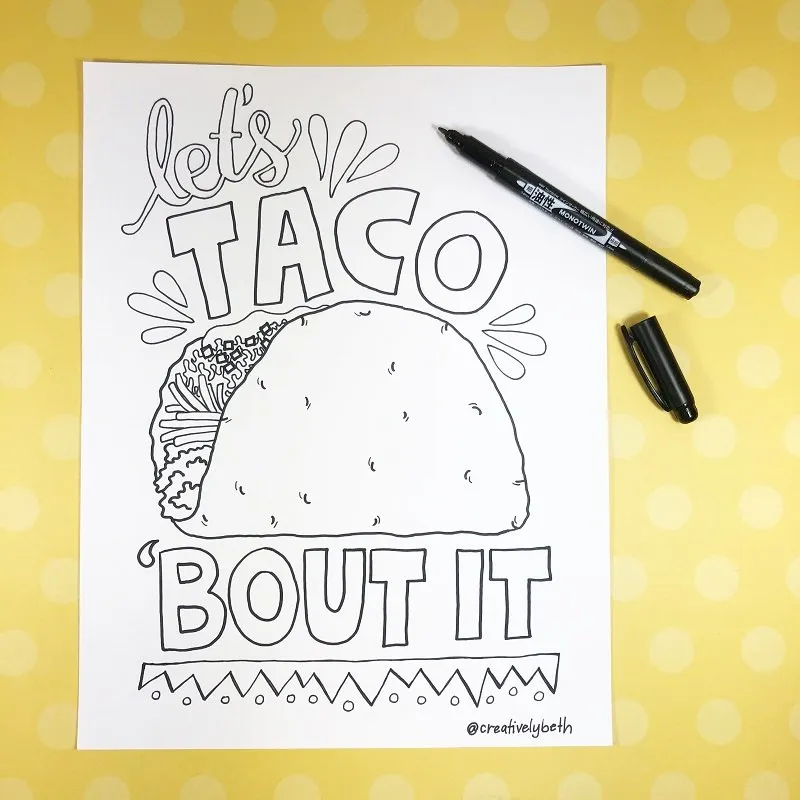 5 Fun Cinco de Mayo Printables FREE Coloring Pages