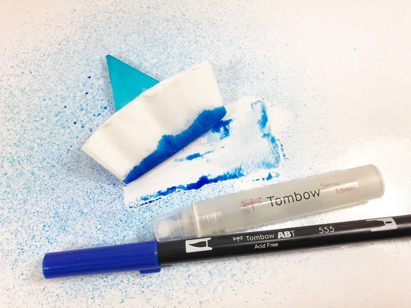 How to Tie Dye Coffee Filters with Tombow Dual Brush Pens