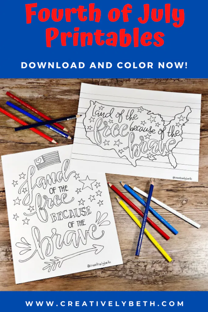 Free Patriotic Printables for the Fourth of July