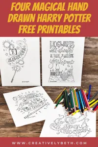 Four Magical Harry Potter Printable Quotes
