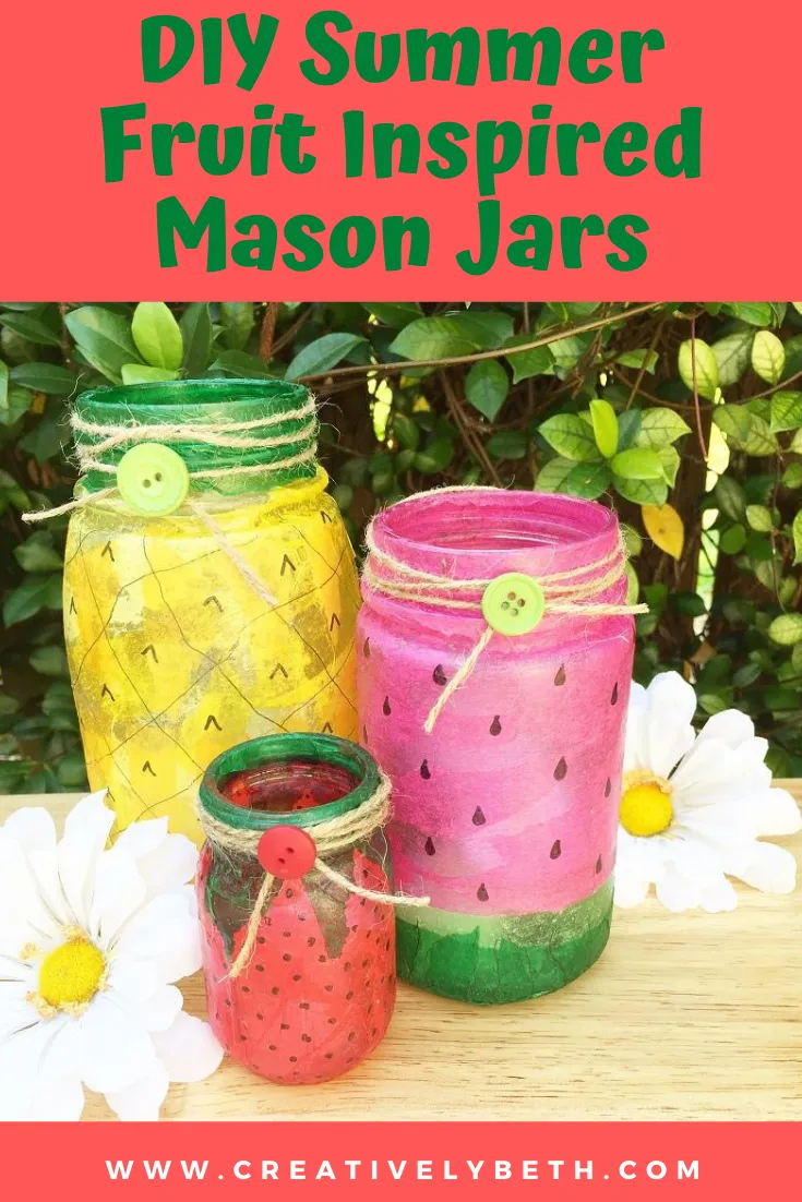Fruit Inspired Mason Jars