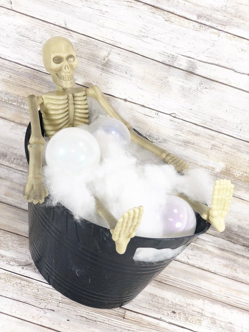 How to DIY Skeleton Bubble Bath with Poly-Fil