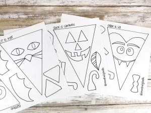 FREE Hand-Drawn Halloween Banner to Print and Color