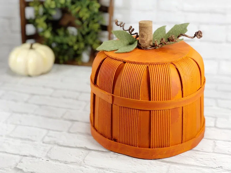 How to Make a DIY Pumpkin Bushel Basket
