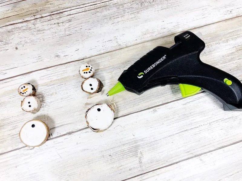 Tree Branch Snowman Ornaments