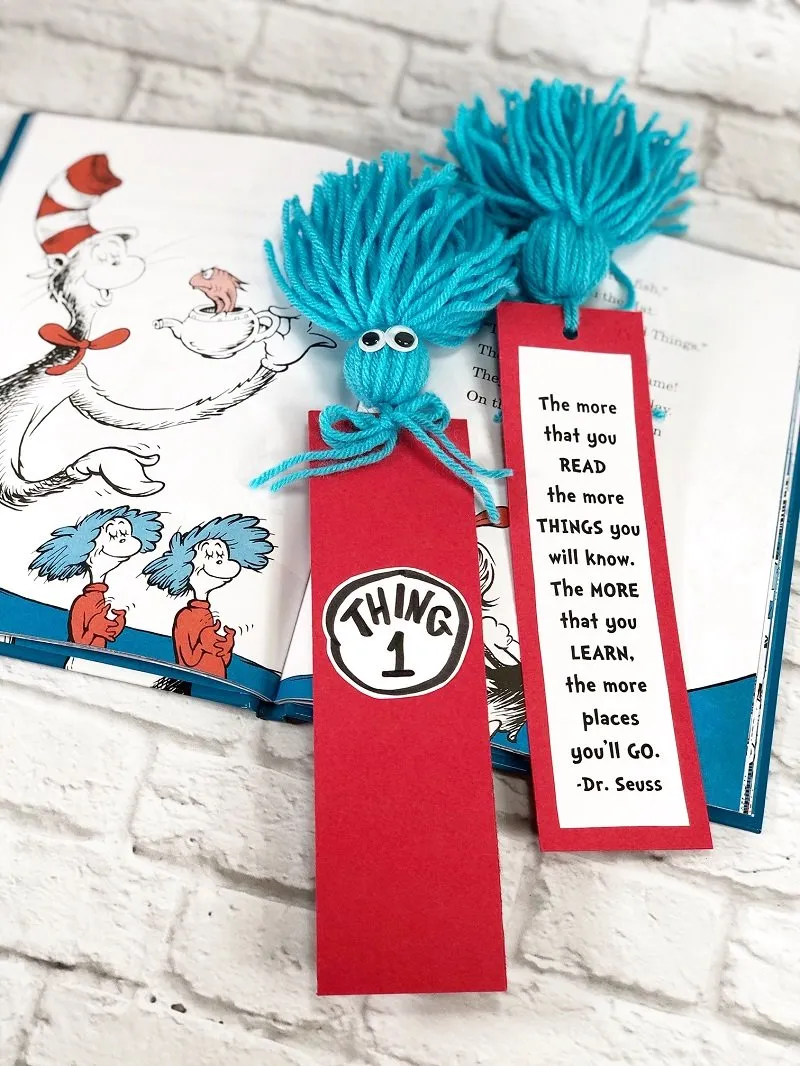 Dr. Seuss Quote Printable Bookmarks with a FREE Download