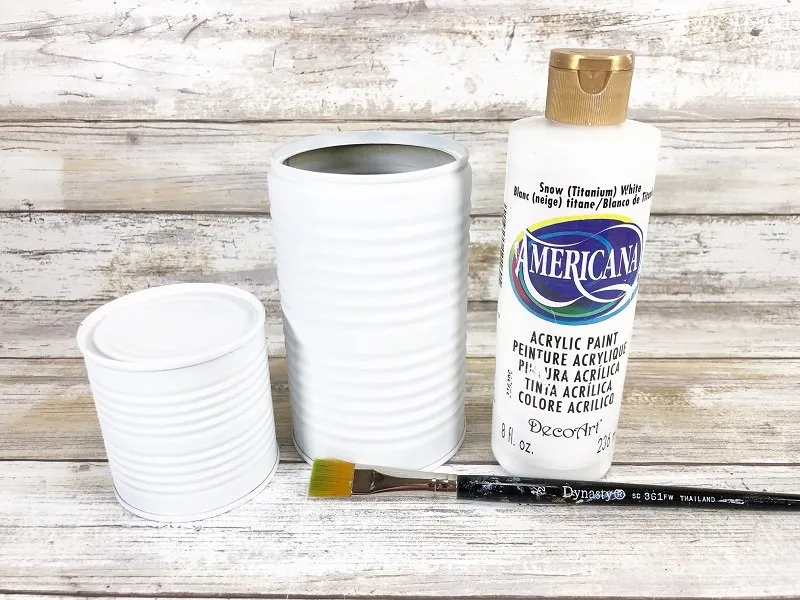 Recycled Can Bunny and Chick for Easter