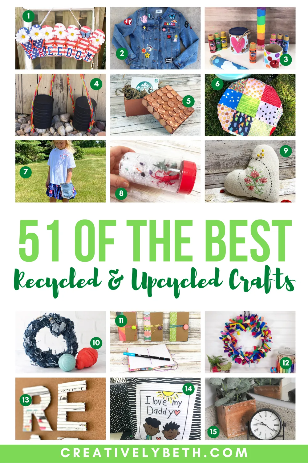 51+ of the BEST Recycled Crafts and Upcycle Inspiration