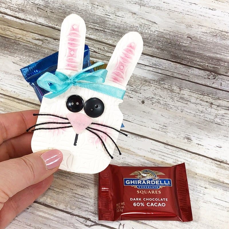 Die Cut Bunny Treat Holder for Easter