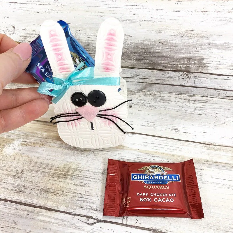 Die Cut Bunny Treat Holder for Easter