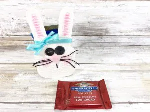 Die Cut Bunny Treat Holder for Easter