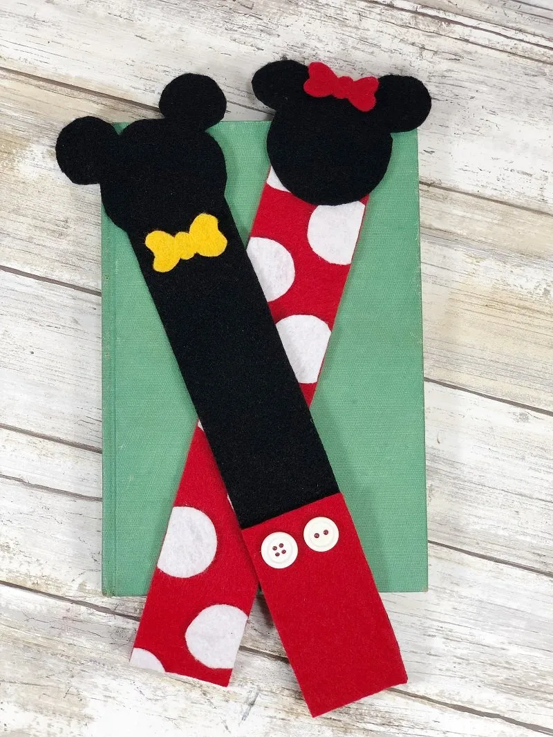 Disney Inspired Felt Bookmarks for Reading FUN!