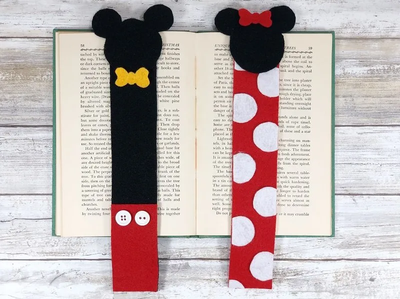 Disney Inspired Felt Bookmarks for Reading FUN!