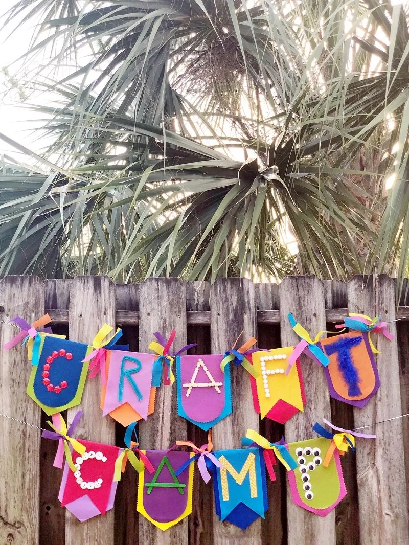 SUMMER CAMP INSPIRED BANNERS CREATIVELY BETH 22 | Creatively Beth