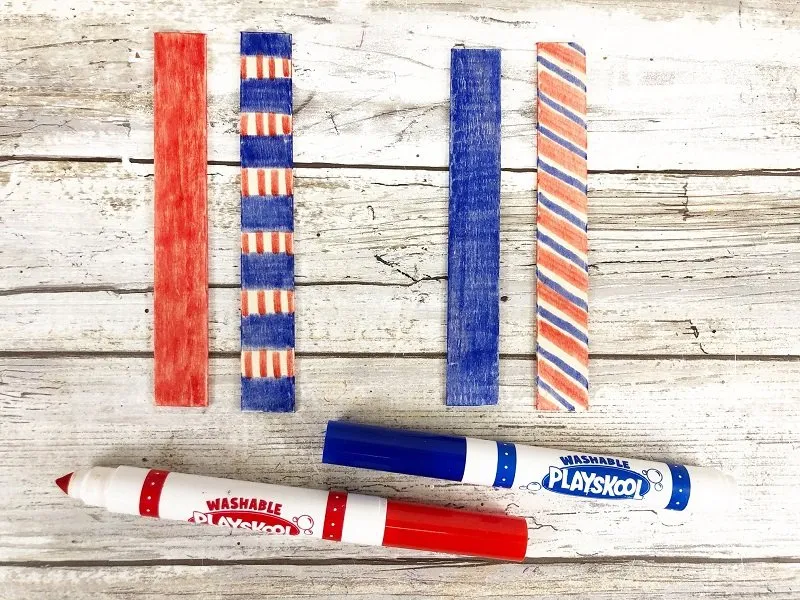 Dollar Tree Coffee Filter Fireworks Kids Craft